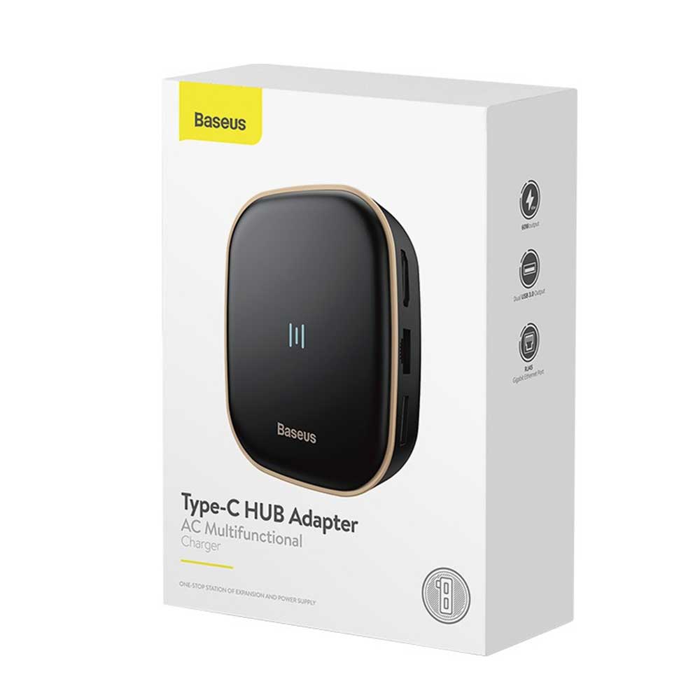 Baseus Type-C HUB Adapter AC Multifunctional Charger | Sinin