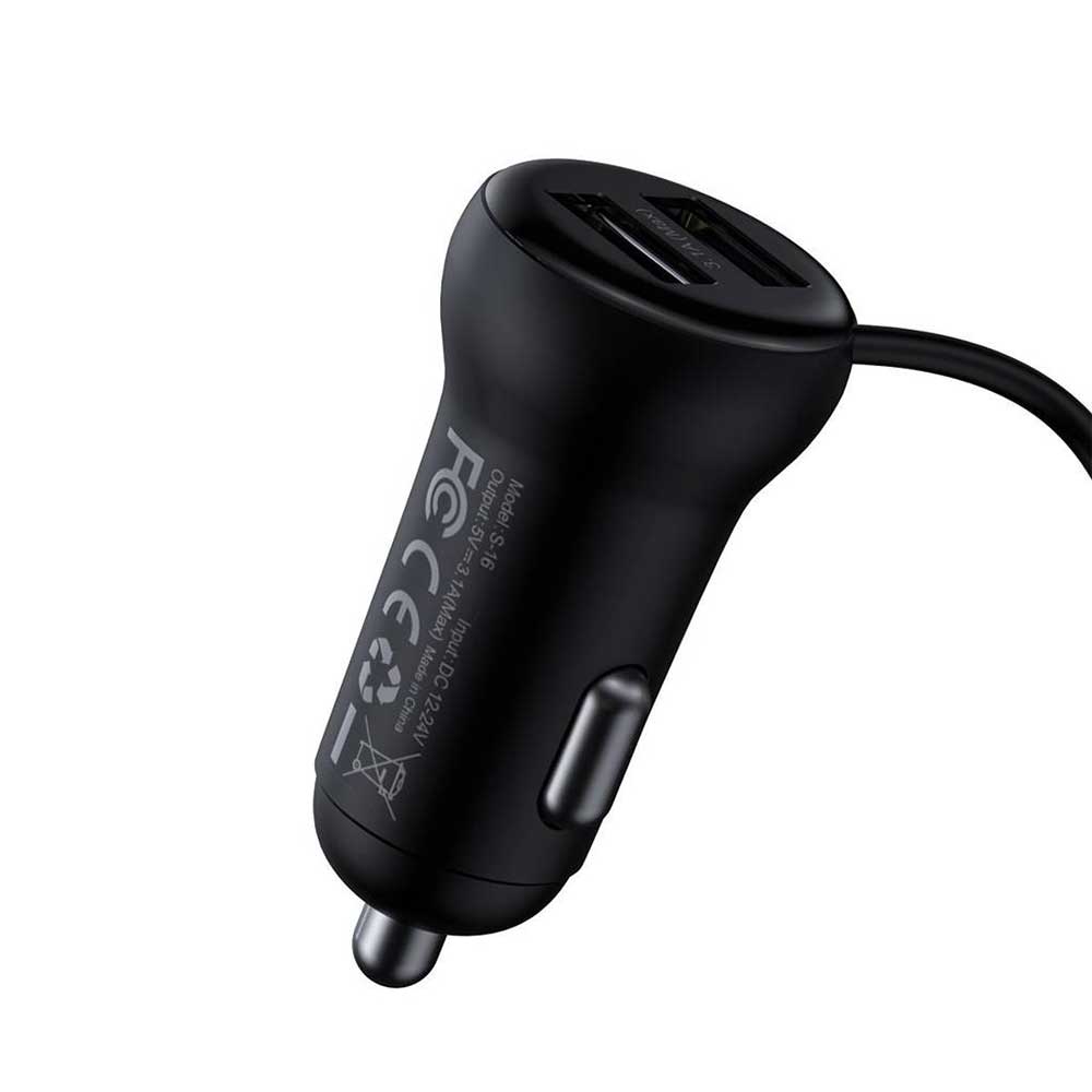 Baseus T Typed Bluetooth MP3 Charger with Car Holder | Sinin