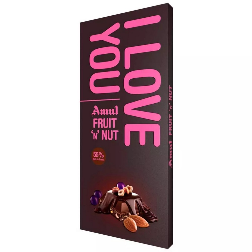Amul Fruit N Nut Chocolate I Love You 150g | Sinin