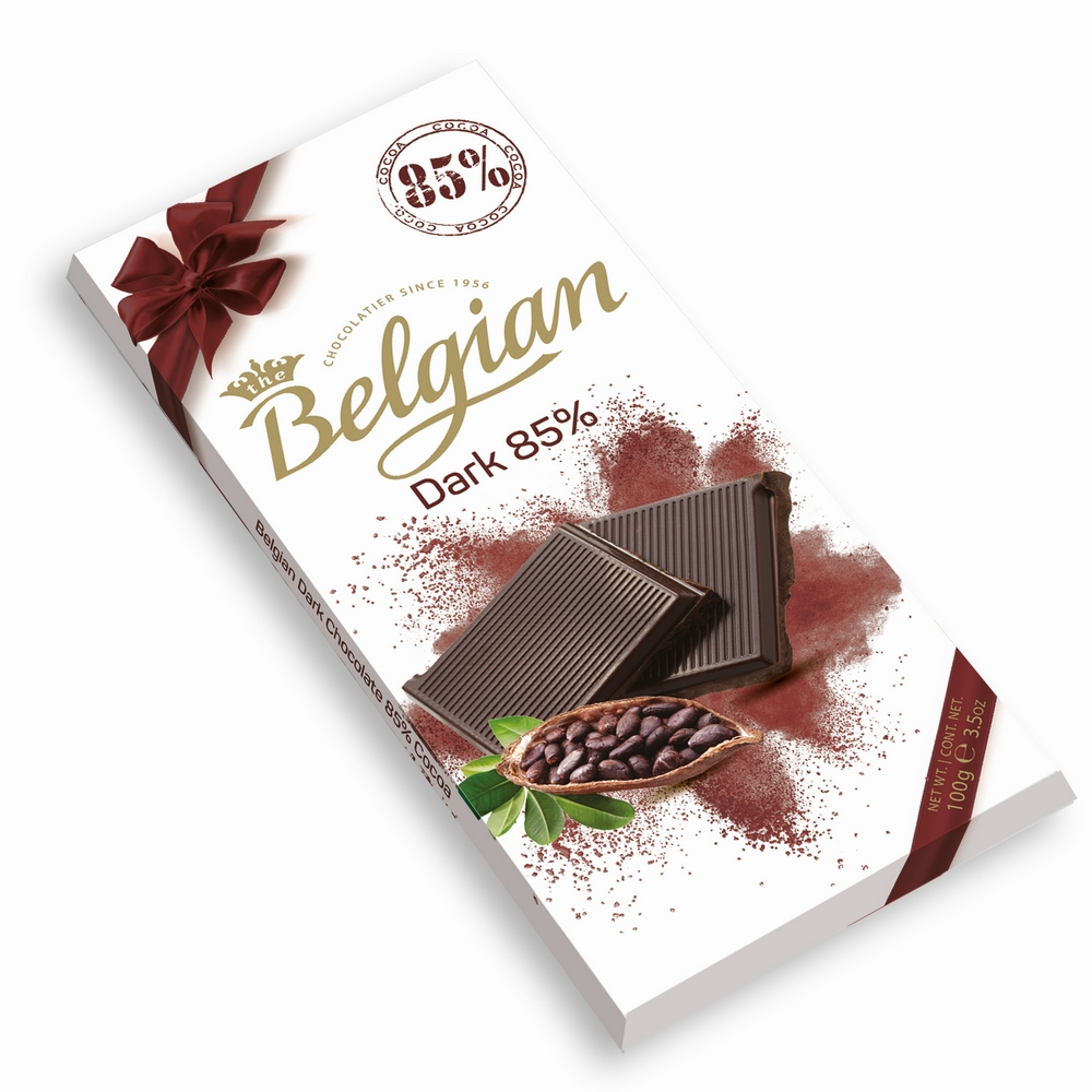 Belgian Dark Chocolate Bar 85% 100g | Sinin
