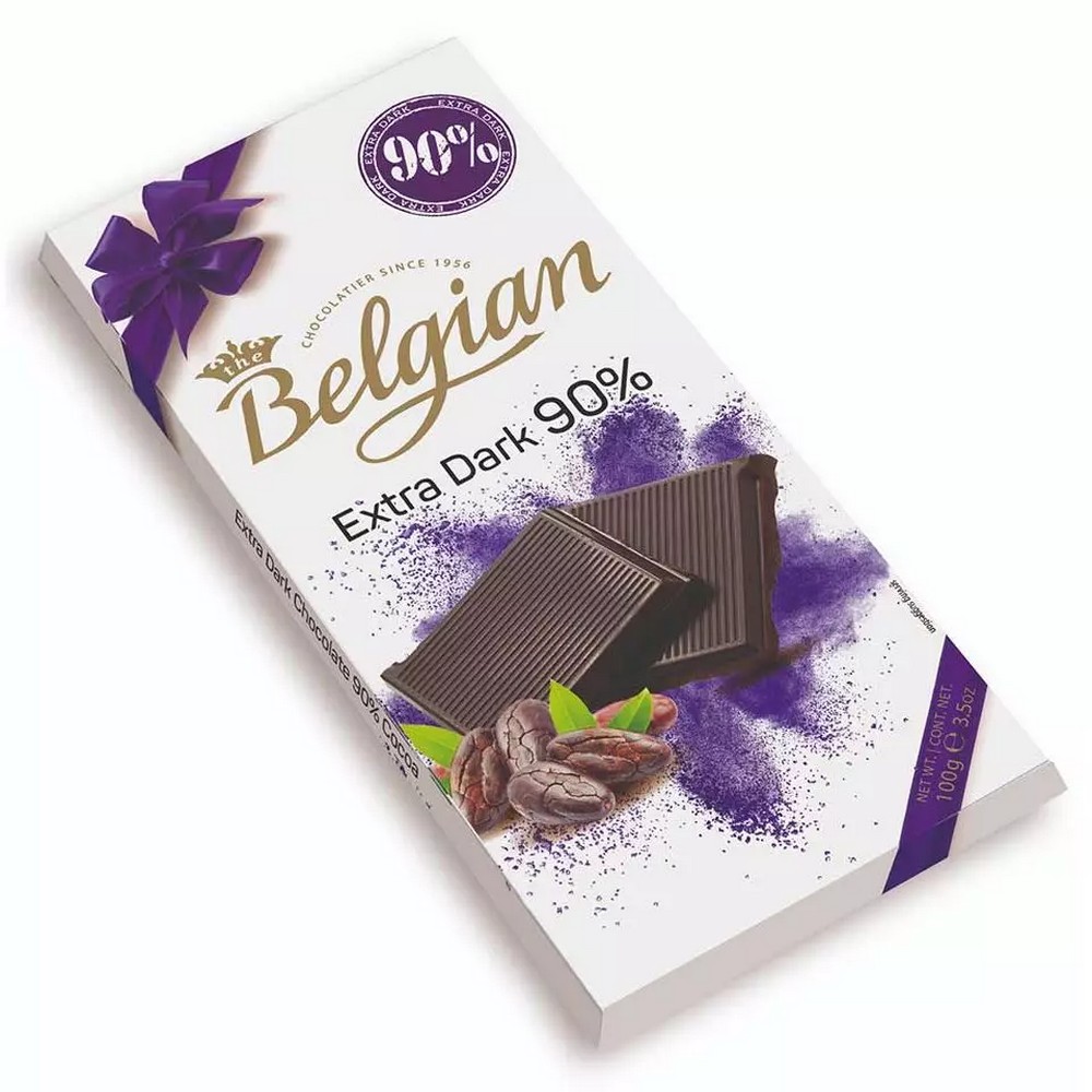 Belgian Dark Chocolate Bar 90% 100g | Sinin