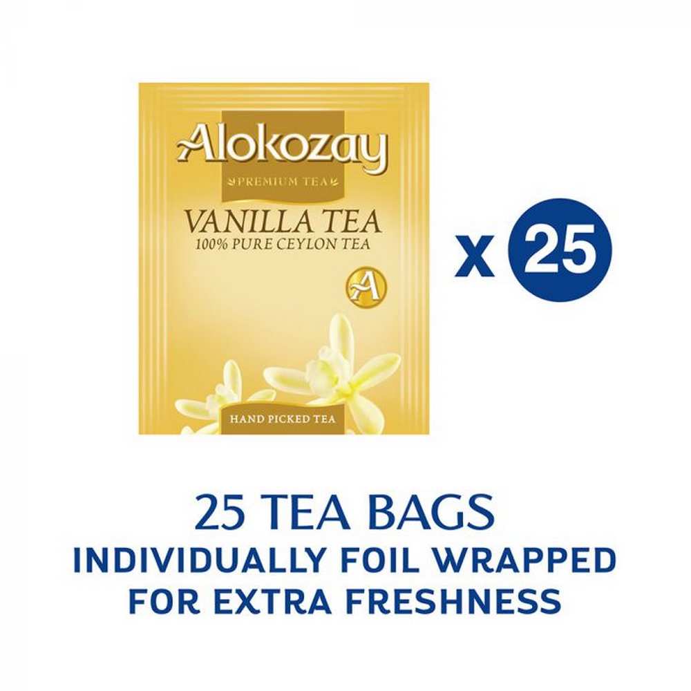 Alokozay Vanilla Tea Bag 25Pcs | Sinin