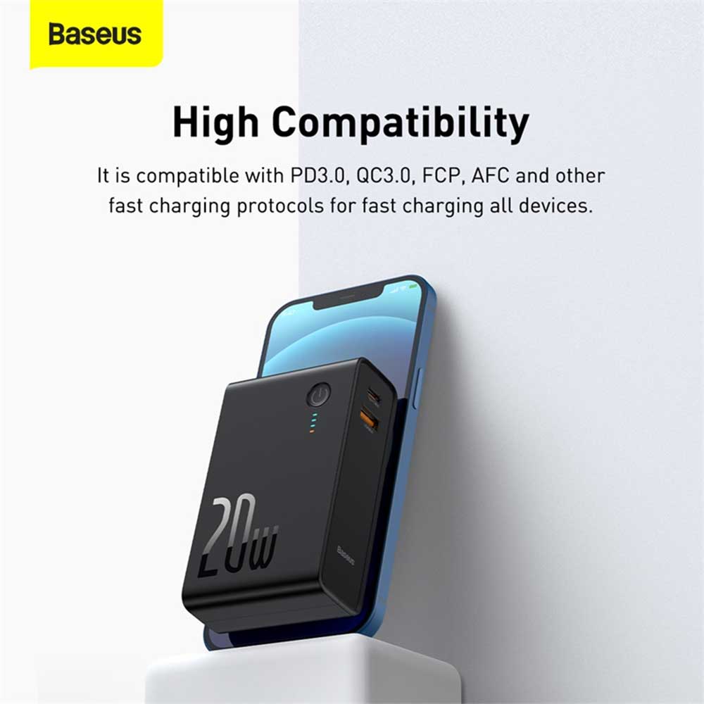 Baseus 20W Power Station 2 USB Type-C Charger 10000mah Power Bank | Sinin