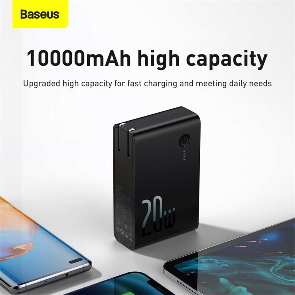 Baseus 20W Power Station 2 USB Type-C Charger 10000mah Power Bank | Sinin