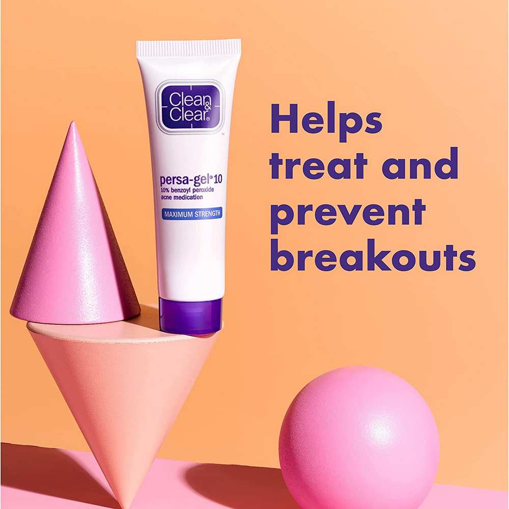 Clean & Clear Acne Medication-Gel 10 Acne Medication Spot Treatment ...