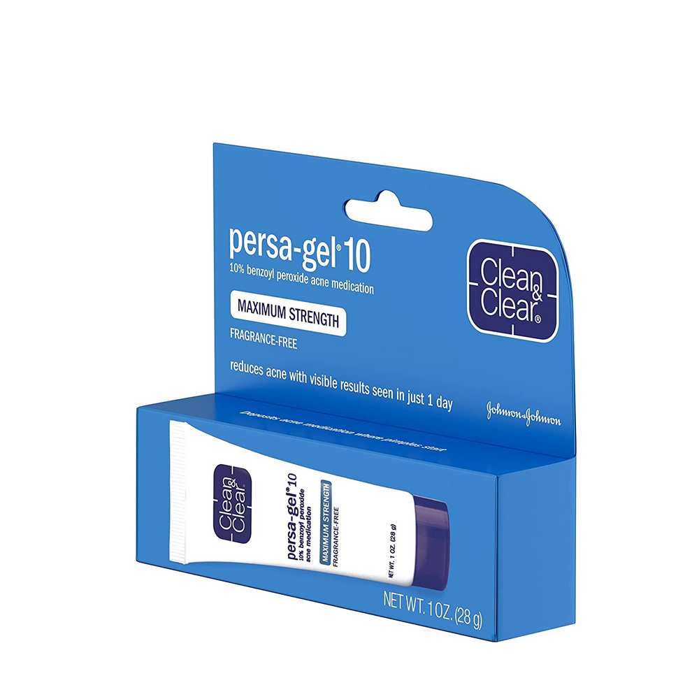 Clean & Clear Acne Medication-Gel 10 Acne Medication Spot Treatment ...