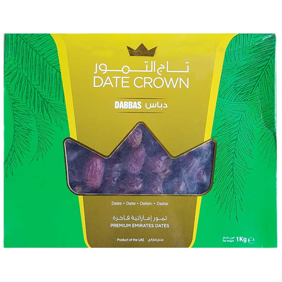 Date Crown Premium Emirates Dabbas Dates 1kg | Sinin