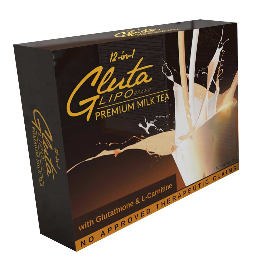 Gluta Lipo Premium Milk Tea 12 in 1 with Glutathione and L-Carnitine ...