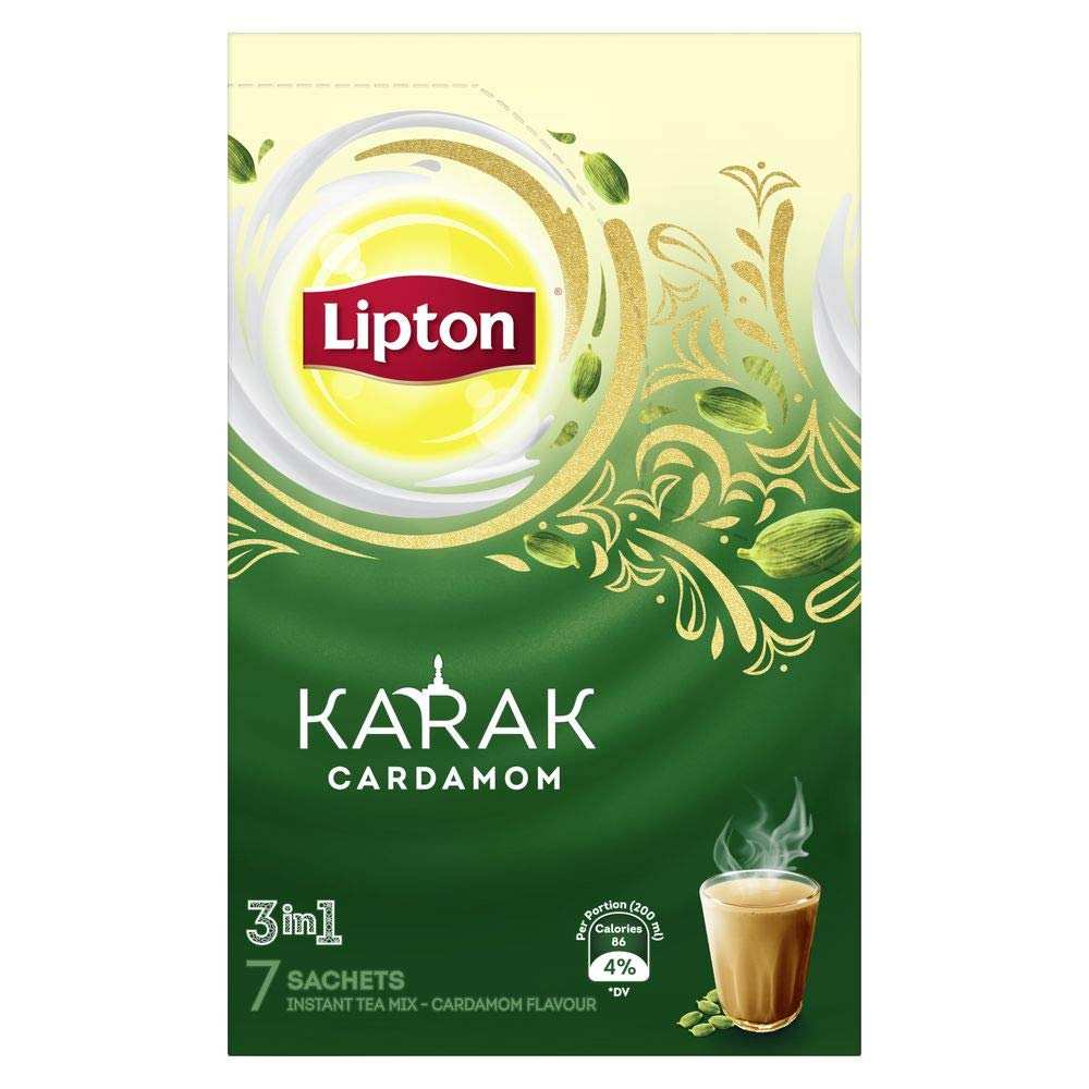 Lipton Karak 3in1 Instant Tea Cardamom 7 Sachets 142g | Sinin