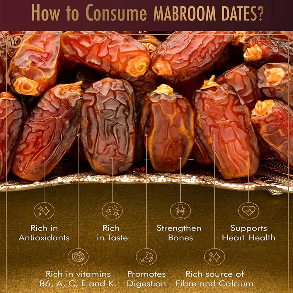 Mabroom Premium Dates (মাবরুম খেজুর) 1kg | Sinin
