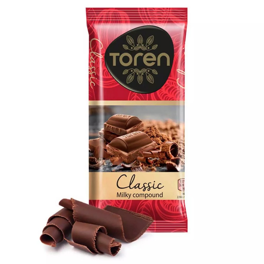 Toren Classic Red Compound Milky Chocolate 55g | Sinin