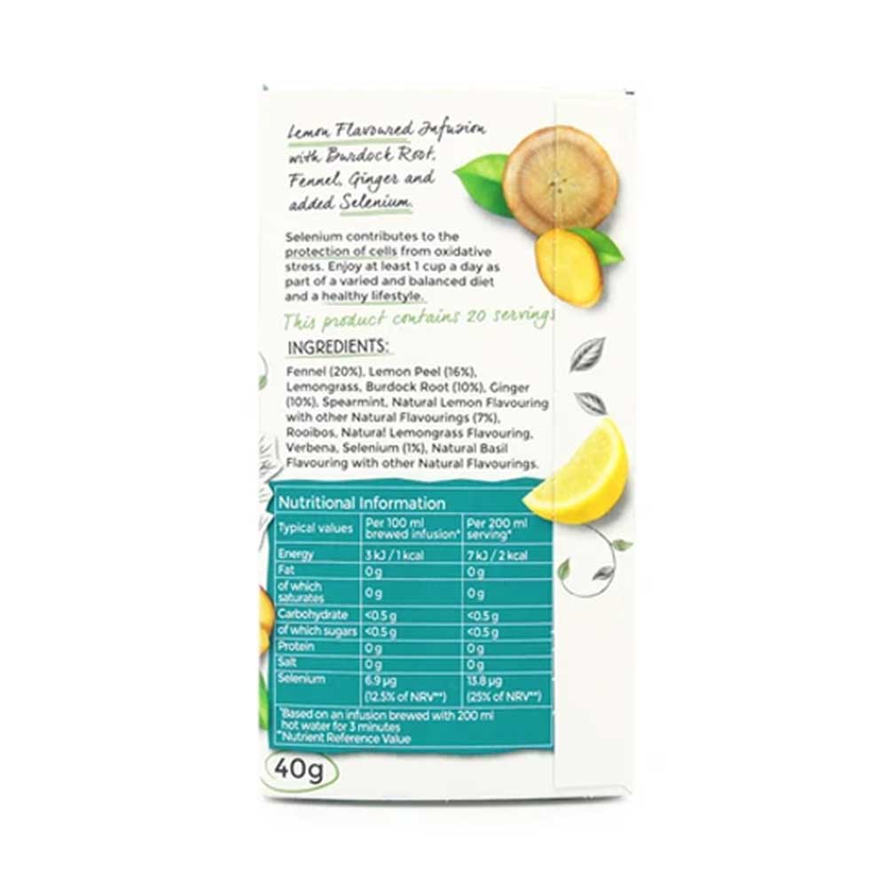 Twinings Superblends Detox Tea with Lemon Ginger Burdock Root & Fennel ...