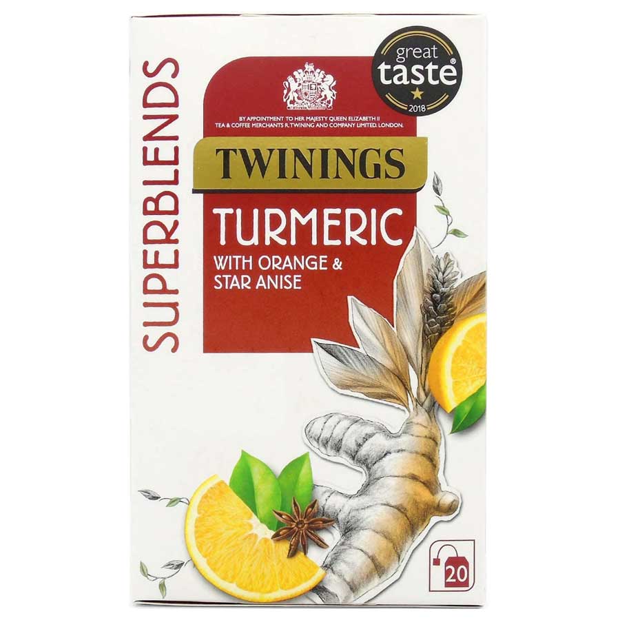Twinings Superblends Turmeric Tea with Orange & Star Anise | Sinin