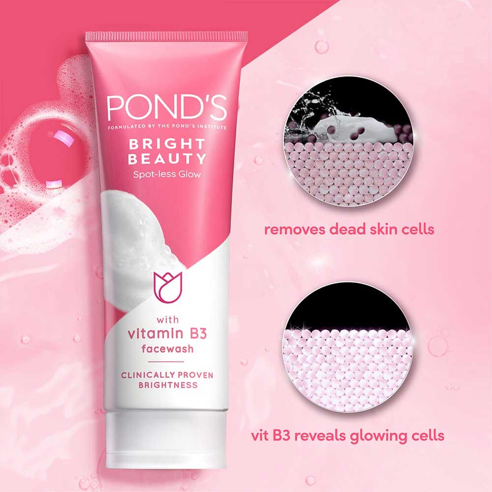 Pond's Bright Beauty Vitamin B3 Face Wash 100g | Sinin