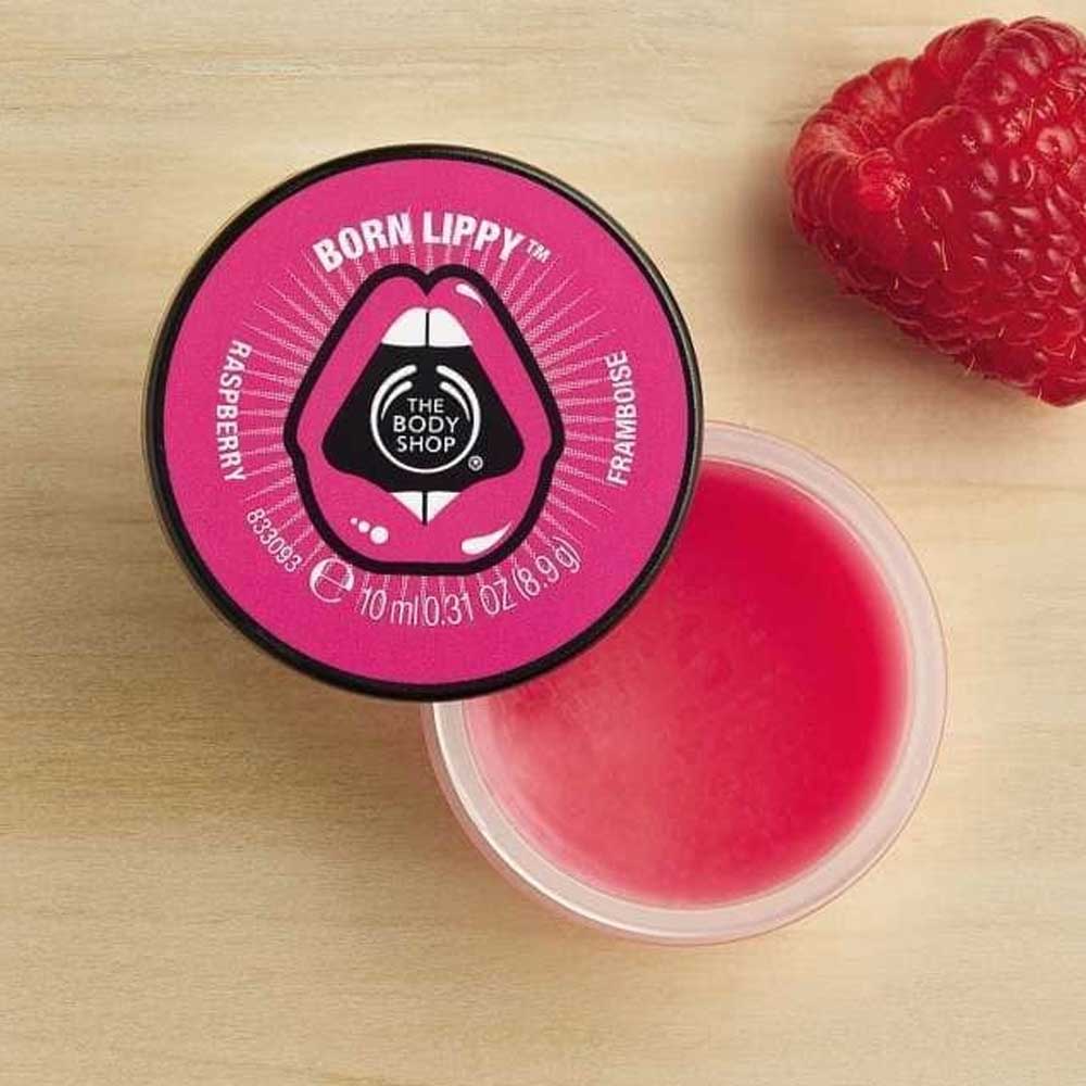 The Body Shop Born Lippy Pot Lip Balm - Raspberry | Sinin
