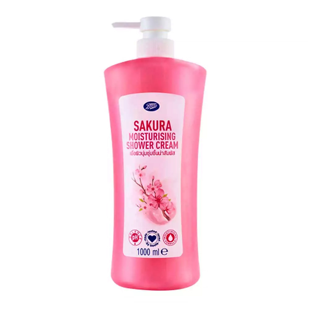 Boots Sakura Moisturising Shower Cream 1000ml | Sinin