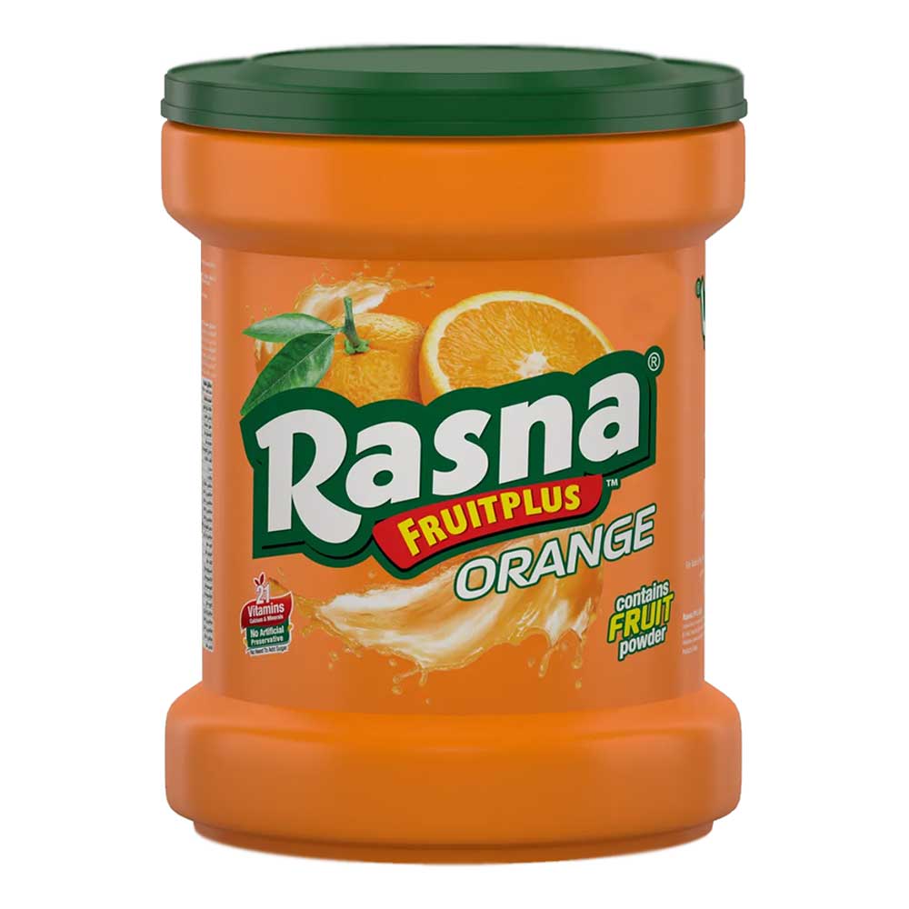 Rasna Fruitplus Instant Drink Powder Orange Flavored 2 5kg Sinin
