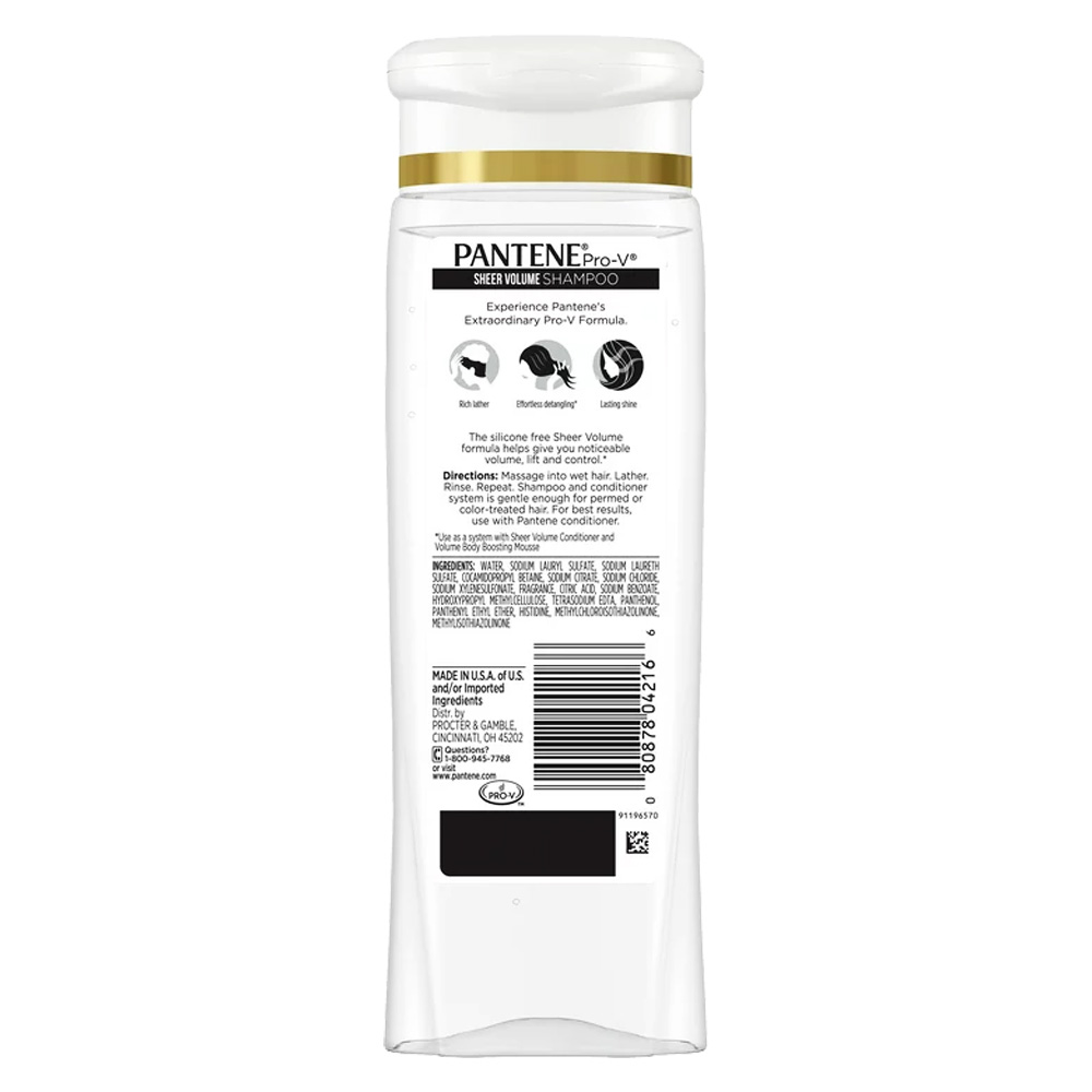 Pantene PRO-V Sheer Volume Shampoo 375ml | Sinin
