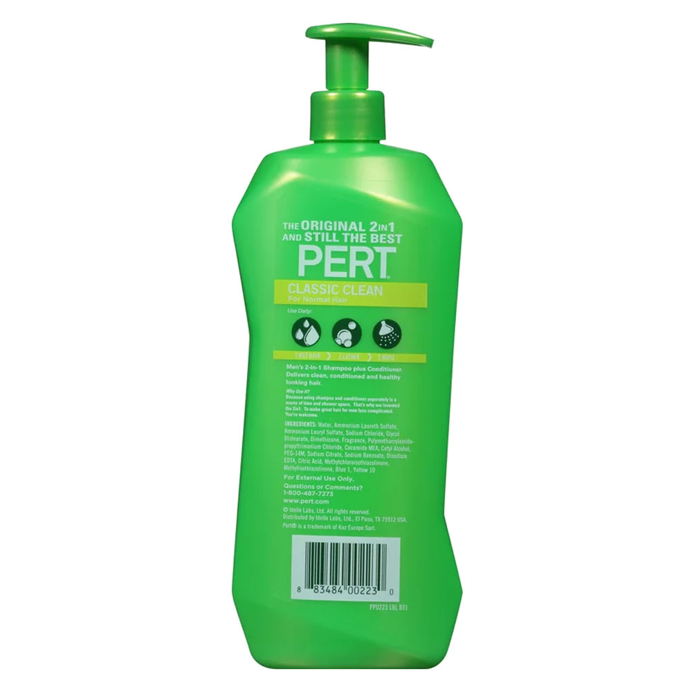Pert Classic Clean 2 in 1 Shampoo & Conditioner 1L | Sinin