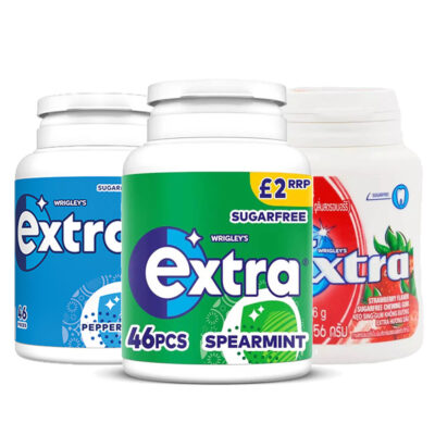 Extra Sugarfree Chewing Gum Combo Pack Spearmint Peppermint ...