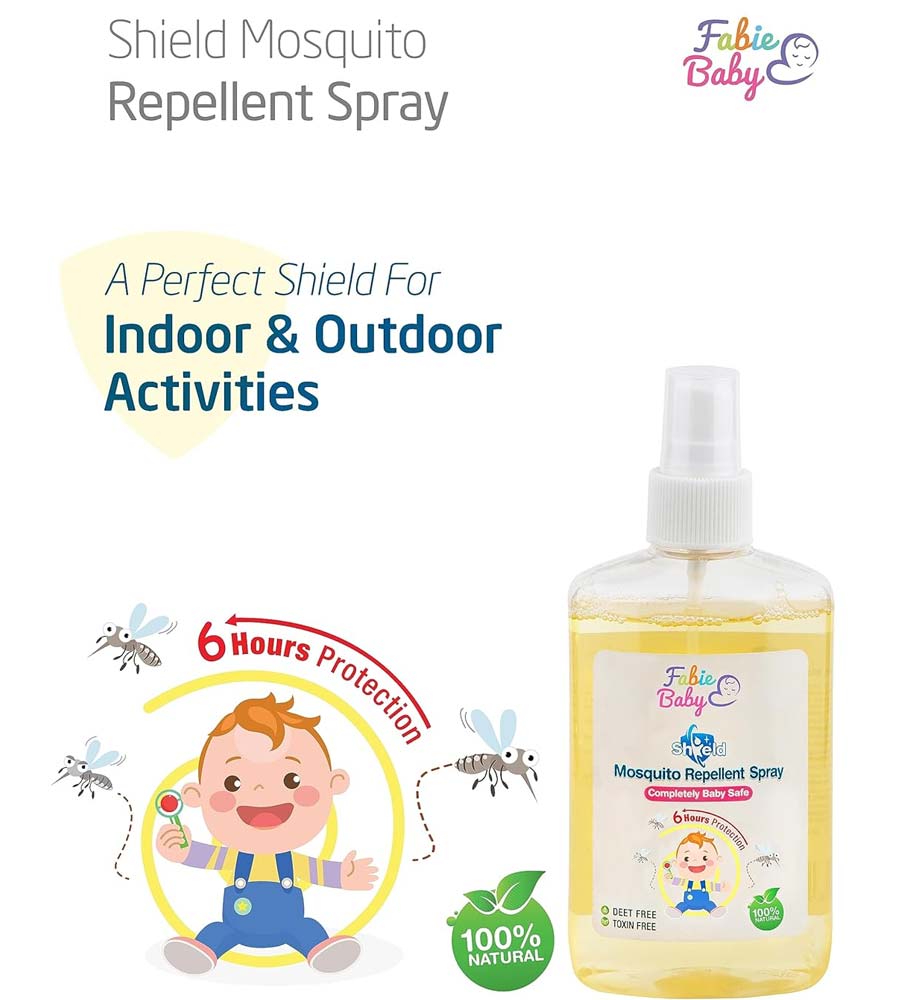 Fabie Baby Shield Mosquito Repellent Spray for Kids 250ml | Sinin