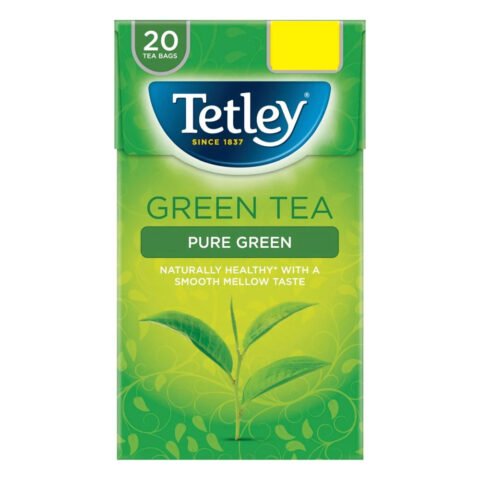 Tetley Green Tea Pure Green 20 Tea Bags | Sinin