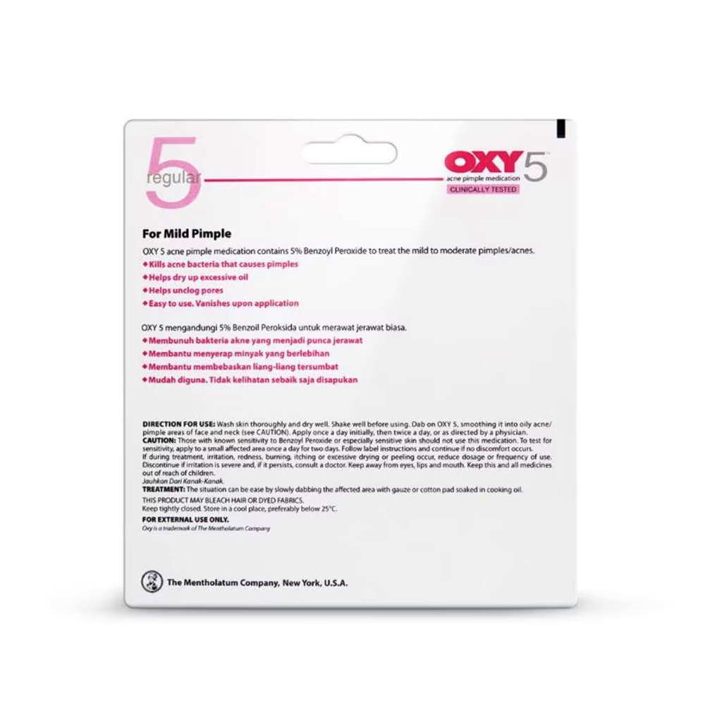 OXY 5 Acne Pimple Medication 25g | Sinin