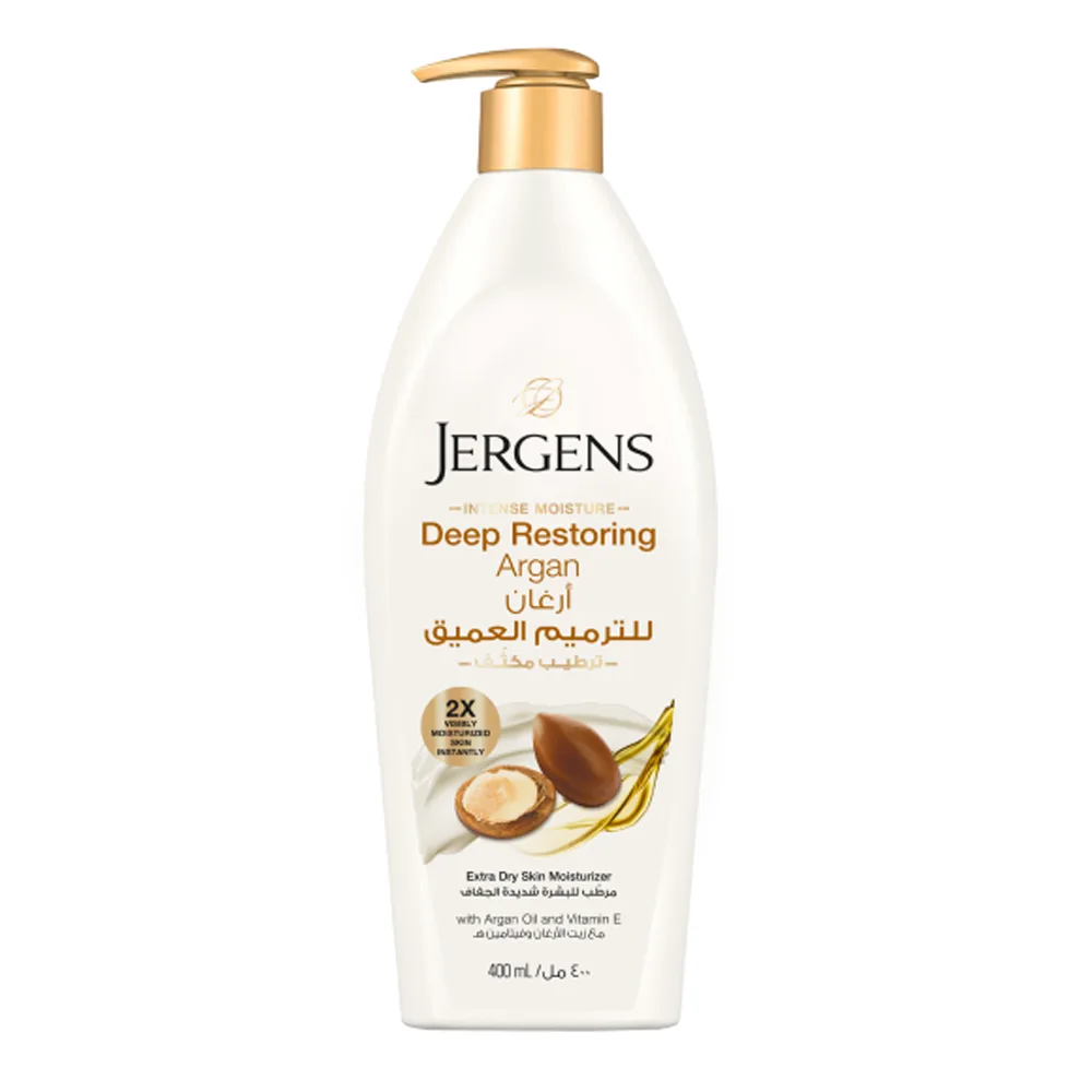 Jergens Deep Restoring Argan Extra Dry Skin Moisturizer 400ml | Sinin