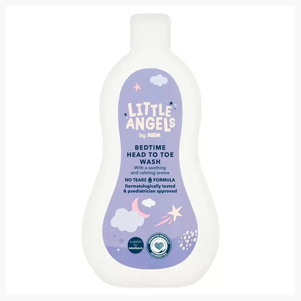 Asda Little Angels Bedtime Head to Toe Wash 500ml | Sinin