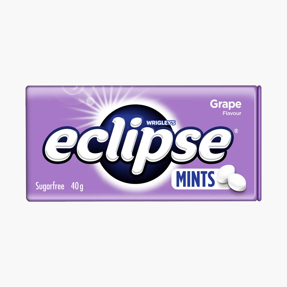 Eclipse Grape Flavoured Sugarfree Mints 40g | Sinin