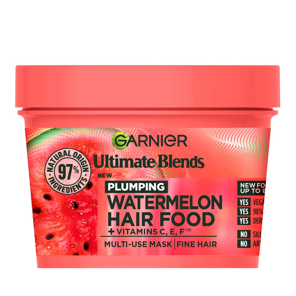 Garnier Ultimate Blends Plumping Watermelon Hair Food Multi Use Hair ...