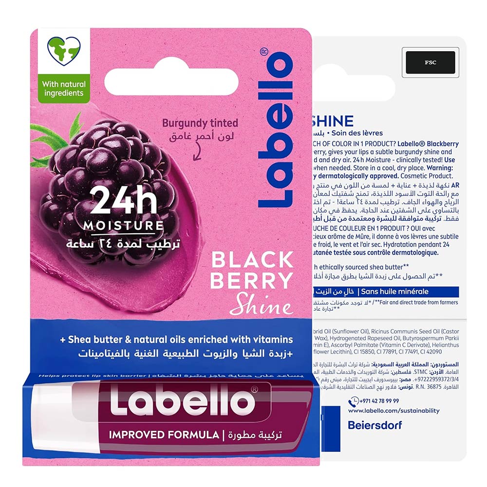 Labello BlackBerry Shine Lip Balm | Sinin