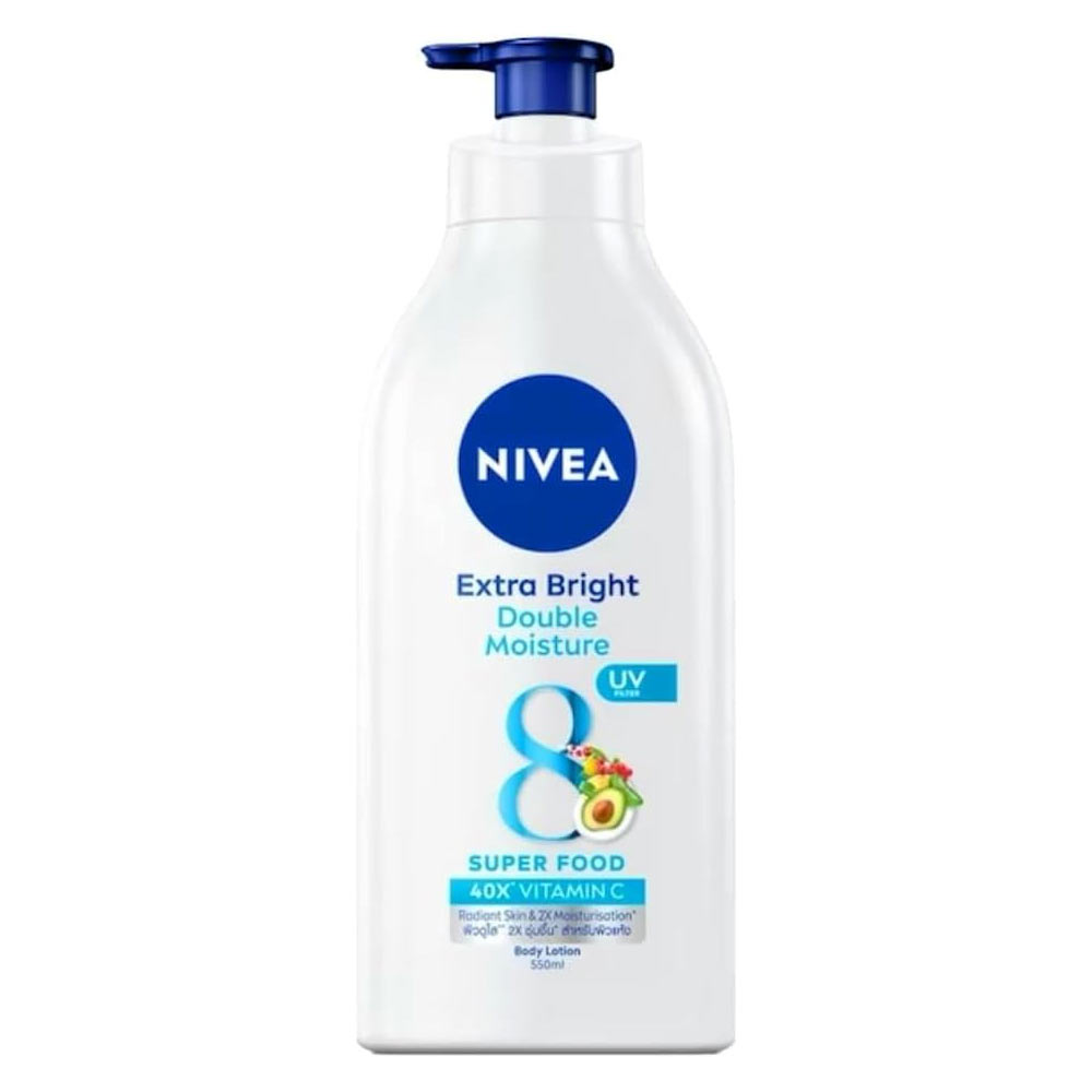 Nivea Extra Bright Double Moisture Super Food Lotion 550ml | Sinin