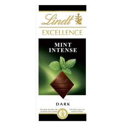 Lindt Excellence Dark Mint Intense Chocolate Bar | Sinin