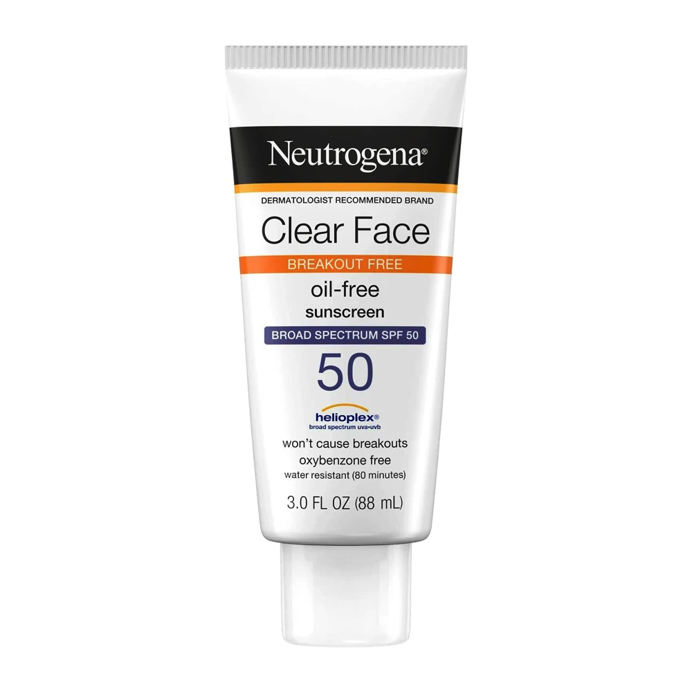 Neutrogena Clear Face Breakout Free Sunscreen SPF50 88ml | Sinin