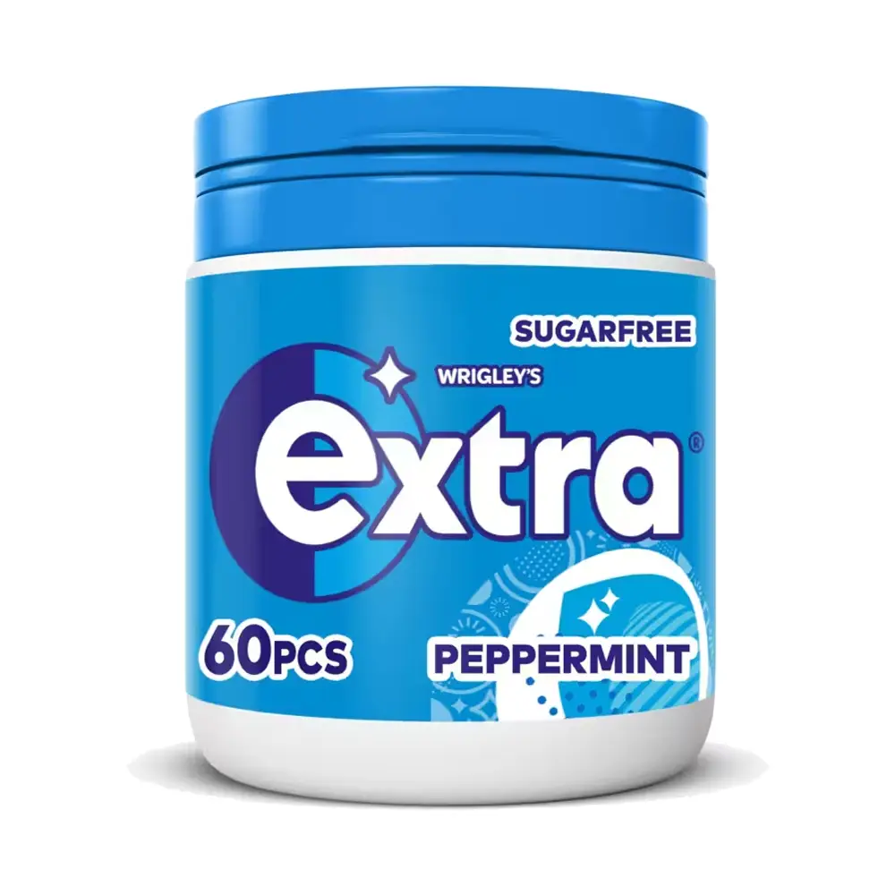 Extra Peppermint Chewing Gum Sugar Free 60pcs | Sinin