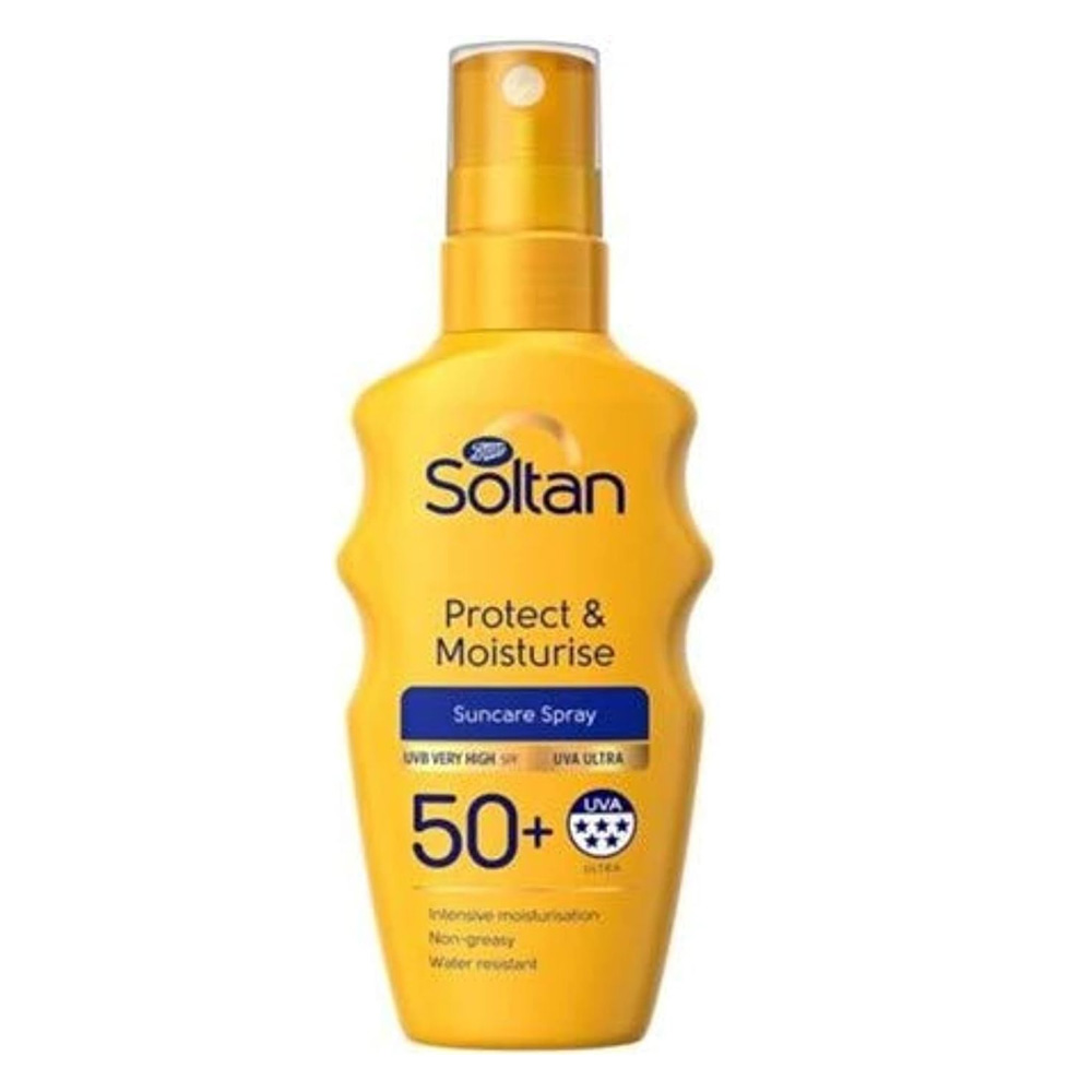 Boots Soltan Protect & Moisture Suncare Spray SPF 50+200ml | Sinin