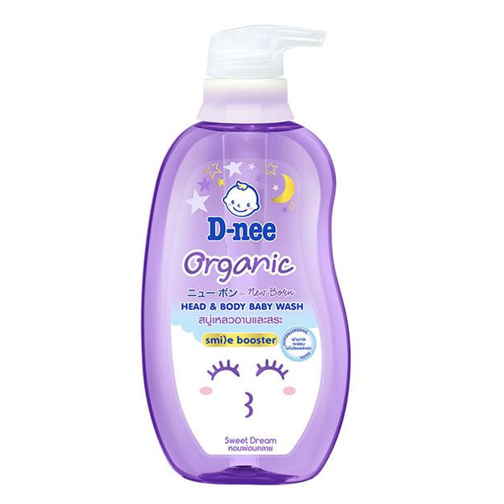 D-NEE Organic Sweet Dream Head & Body Baby Wash 380ml | Sinin