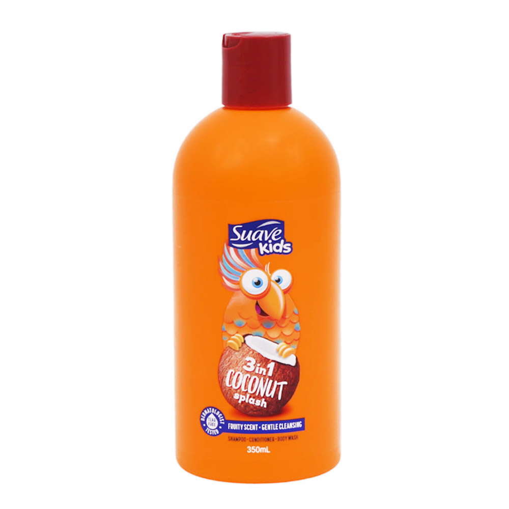 Suave Kids Coconut Splash 3-in-1 Shampoo Conditioner & Body Wash 350ml ...