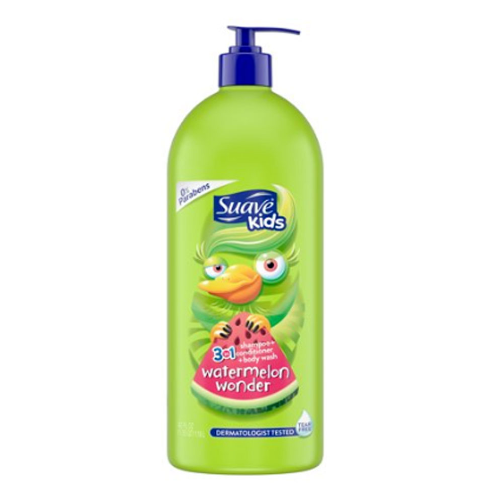 Suave Kids Watermelon Wonder 3in1 Shampoo Conditioner & Body Wash 700ml ...
