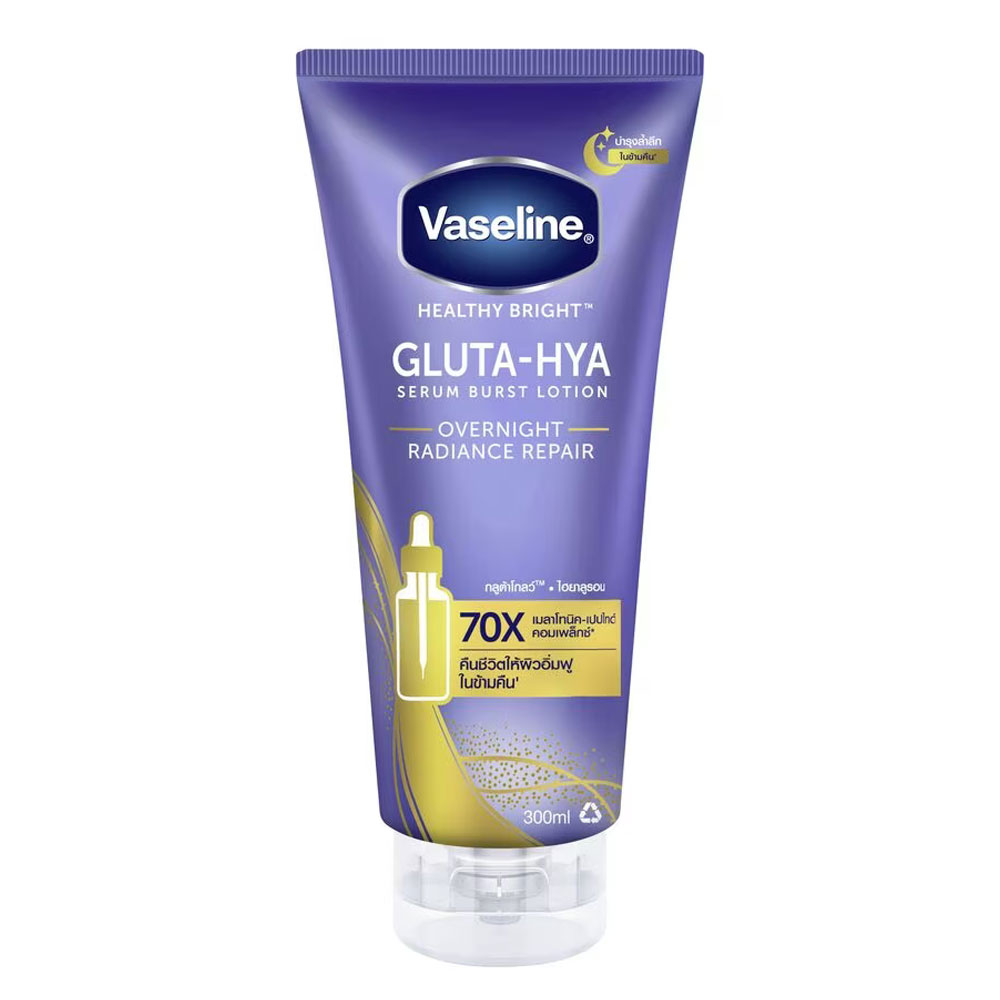 Vaseline Healthy Bright Gluta Hya Serum Burst Lotion Overnight Radiance ...