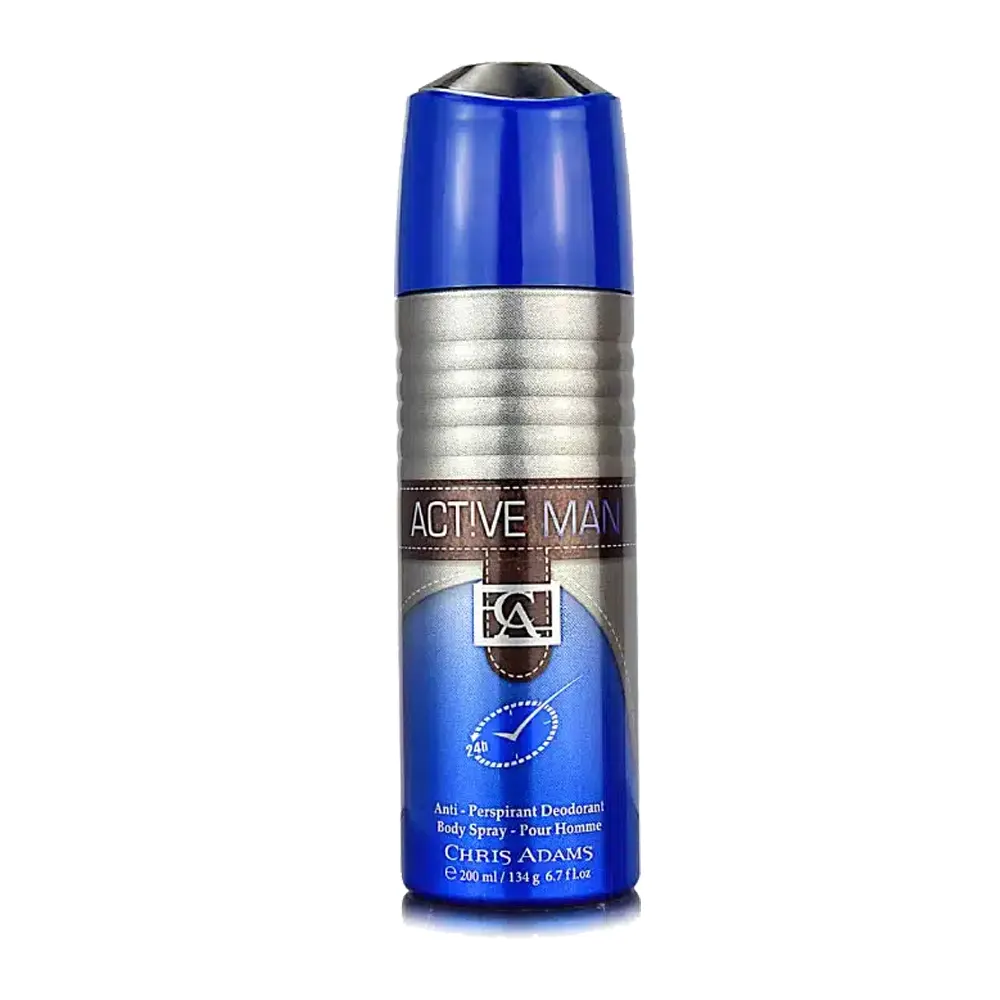 Chris Adams Active Man Deodorant Body Spray 200ml | Sinin